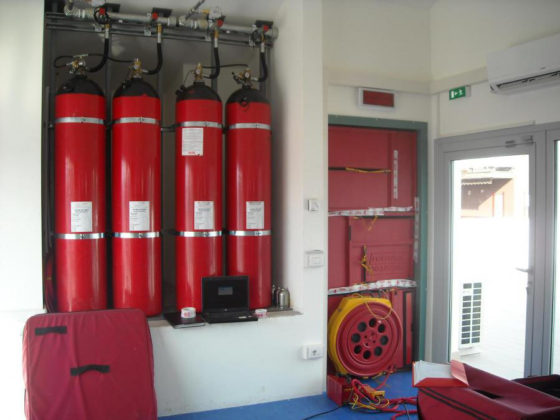 Inert gas fire suppression systems - Gielle Industries